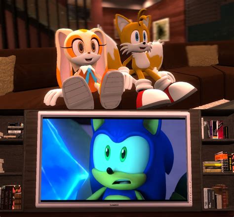 Tails And Cream Watches Sonic Prime By Darkrise3124 On Deviantart