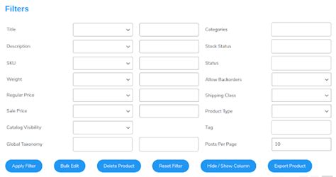 Product Bulk Editor For Woocommerce Wp Swings