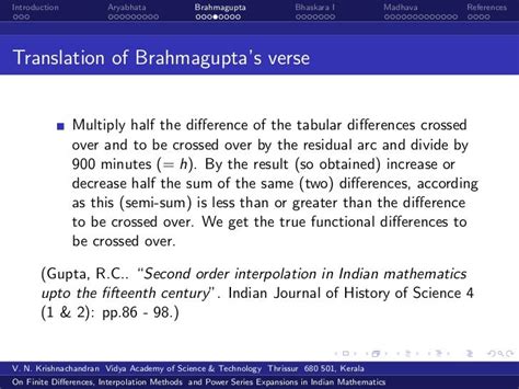 On Finite Differences Interpolation Methods And Power Series Expansi…