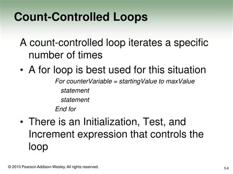 PPT Chapter 5 Repetition And Loop Statements PowerPoint Presentation