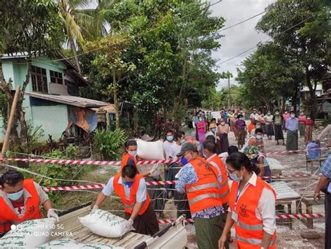 ဝေါမြို့နယ်တွင် Quarantine Centre များသို့ ပစ္စည်းများ ထောက်ပံ့လှူဒါန်း