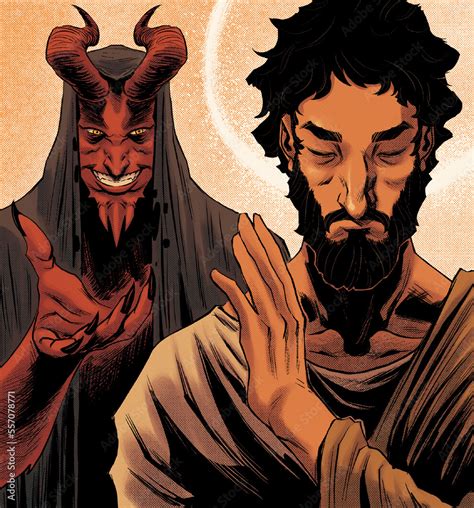 Jesus Beating The Devil