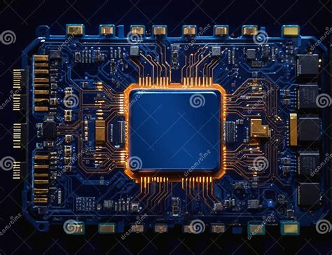 Electronic Circuit Board With Ai Processor The Ultimate Processing