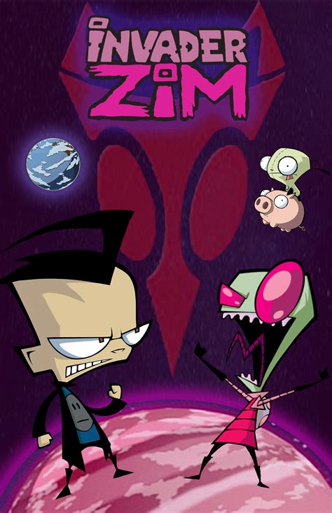 Artstation Invader Zim Poster Design