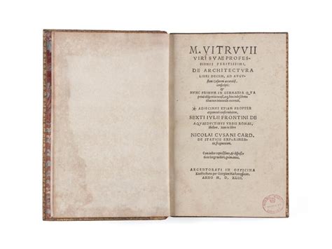 Vitruvius And De Architectura A Timeless Insight Into Ancient Architecture And Engineering