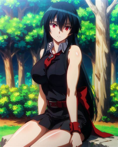 Rule 34 1girls Ai Generated Akame Akame Ga Kill Akame Ga Kill Big Breasts Breasts Cleavage