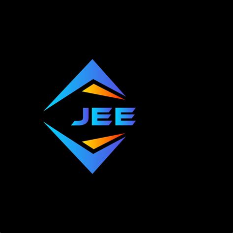 Jee Abstract Technology Logo Design On Black Background Jee Creative
