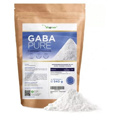 GABA-100% гамма-аминомасляная кислота чистый порошок-300 г из Германии