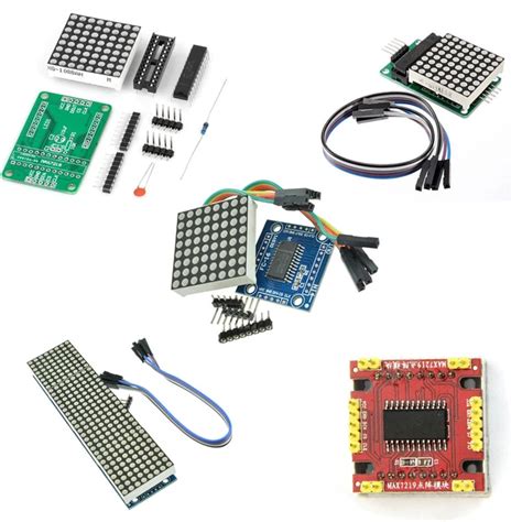 Max7219 8x8 Led Matrix Modul Punktmatrix Für Arduino Raspberry Pi Eur 2