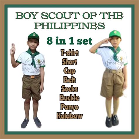 New Cod Scouting Uniform 8in1 Set Bsp Lazada Ph