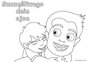 Kolorowanki Dzień Ojca Darmowe do Druku