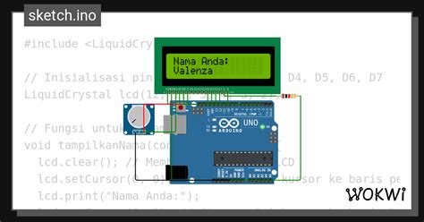 Valenza221420092menampilkan Nama Wokwi Esp32 Stm32 Arduino Simulator Valenza221420092menampilkan Nama Wokwi Esp32 Stm32 Arduino Simulator