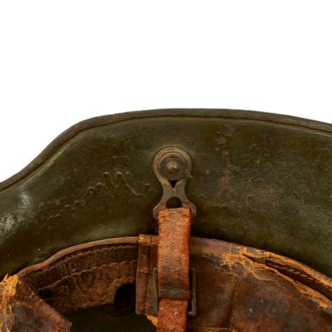 Original Imperial German Wwi Panel Camouflage M16 Stahlhelm Helmet Wit