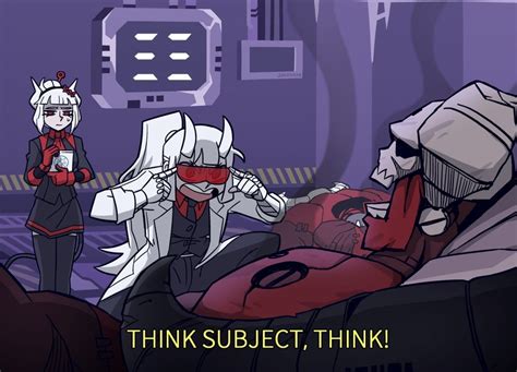 Lucifer Loremaster And Subject 67 Helltaker And 1 More Drawn By