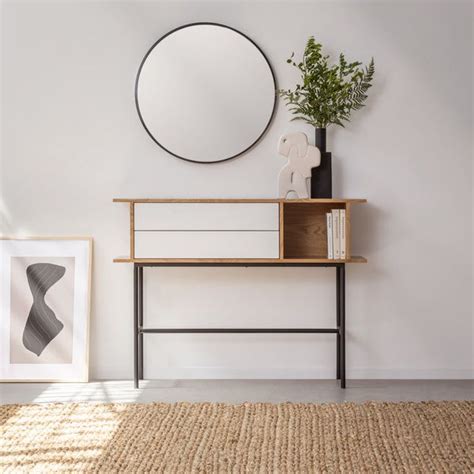 שידות כניסה קונסולות מעוצבות סטייל מושלם לכניסה Kuala קואלה Furniture Round Mirror