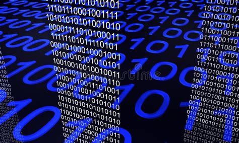 Binary Code Matrix Stock Illustration Illustration Of Technology