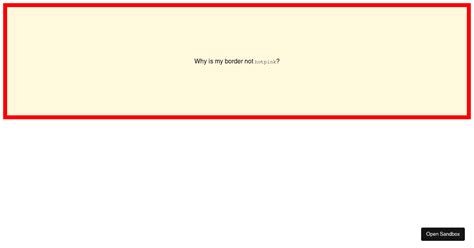 Horrible Bug Codesandbox