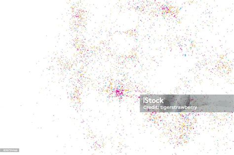 떨어지는 색종이와 추상적인 배경입니다 많은 무작위 작은 반짝이 조각 라운드 7월에 대한 스톡 벡터 아트 및 기타 이미지 7월 공휴일 기념일 Istock
