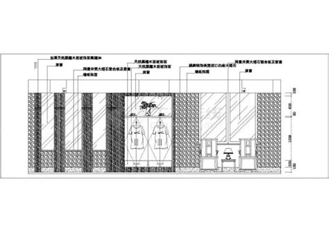 某现代标准型别墅餐厅大样详细设计施工cad图纸别墅建筑土木在线