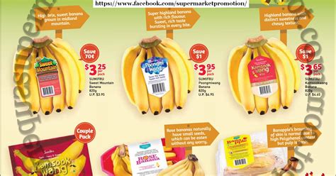 Ntuc Fairprice Banana Promotion 24 30 October 2018 ~ Supermarket