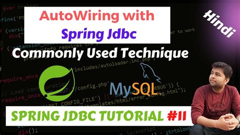 autowiring with spring jdbc spring jdbc tutorial automatic wiring