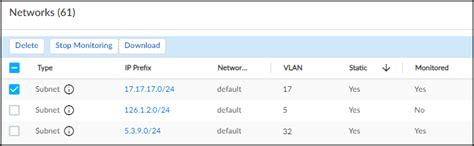Upload A List Of Subnets With Only Static IP Addresses