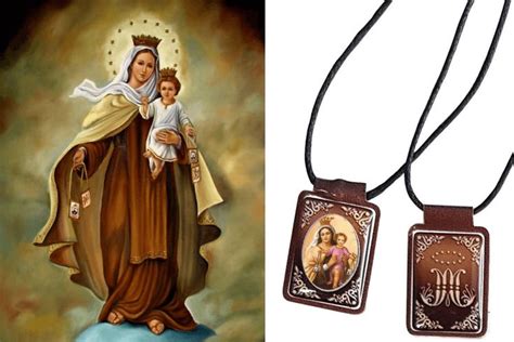 Las Promesas De La Virgen Del Carmen Para Quienes Usan El Escapulario Escapulario Del Carmen
