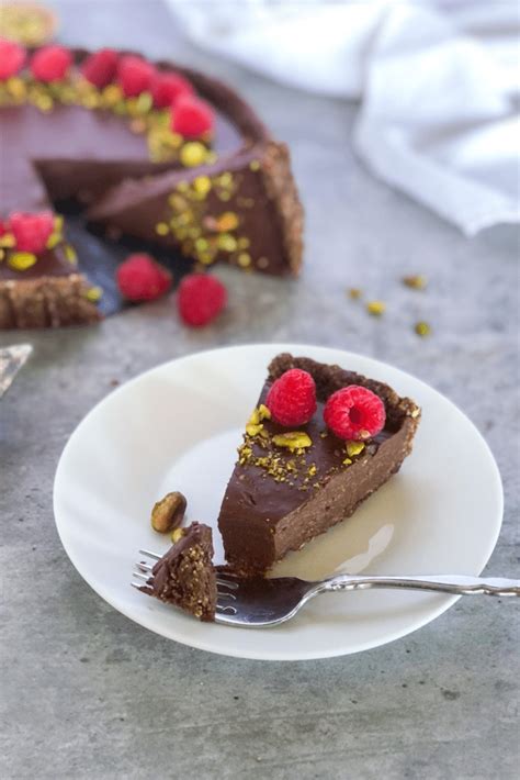 Dark Chocolate Raspberry Tart