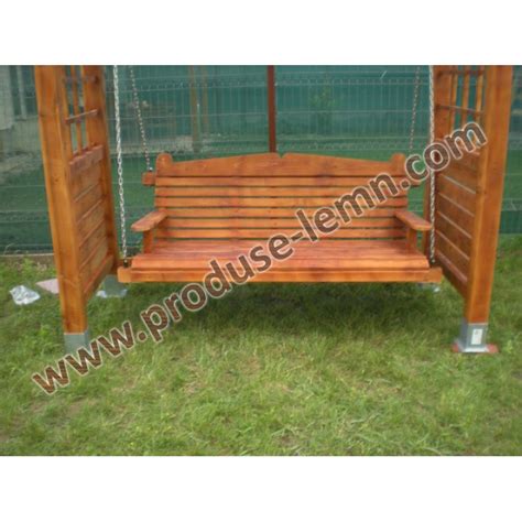 BALANSOAR DIN LEMN PENTRU GRADINA MODEL 4