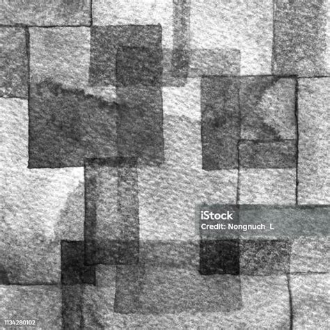 추상 화려한 흑백 수채화 손 페인트 배경입니다 세부 또는 근접 촬영 그림 그런 지 브러쉬 스트로크 텍스처 그림 삽화 또는