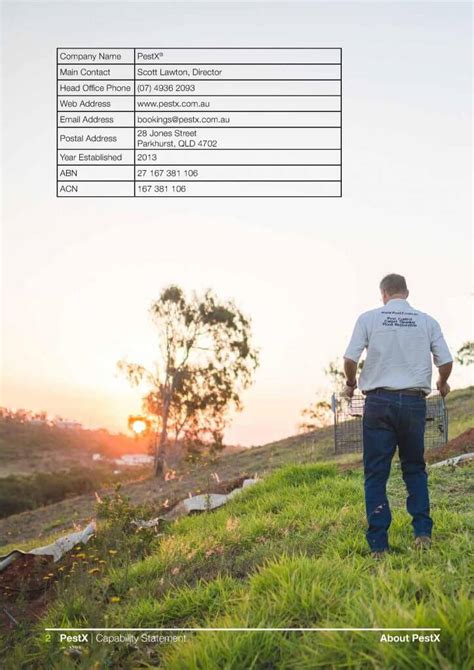 Capability Statement Pestx