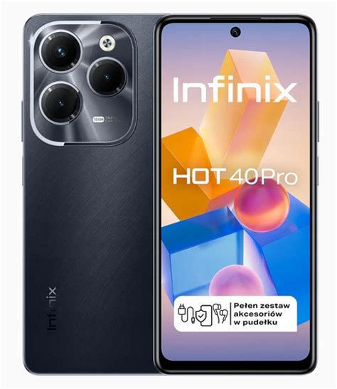 Smartfon Infinix Hot 40 Pro 8 Gb 256 Gb 4g Lte Czarny Sklep