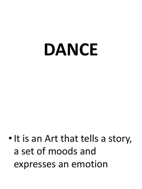 Dance National Artist Pdf