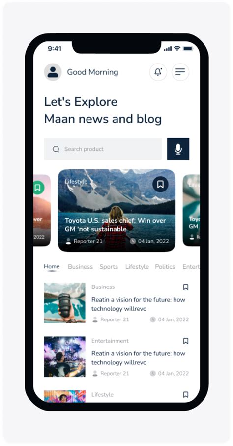 Maan News Laravel Magazine Blog And News Flutter Full App With Android