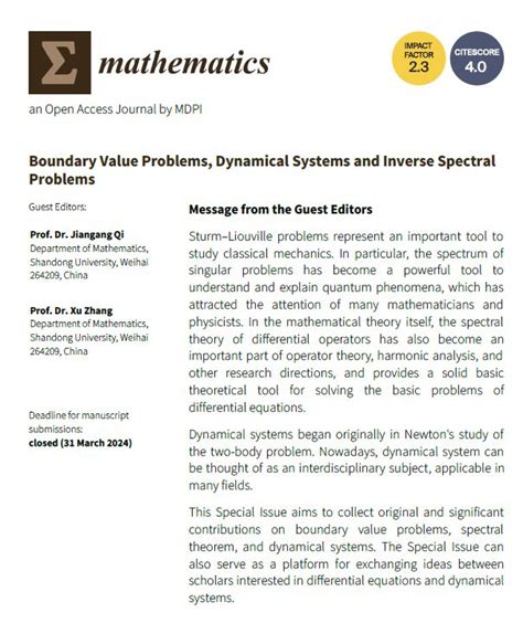 Mathematics Mdpi On Linkedin Mathematics