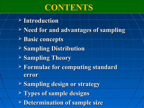Sampling Methods In Medical Research Ppt