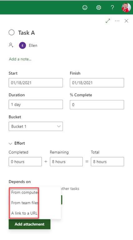 Task Attachment In Microsoft Project For The Web Nenad Trajkovski