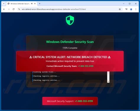 Windows Defender Security Scan Pop Up Scam Removal And Recovery Steps