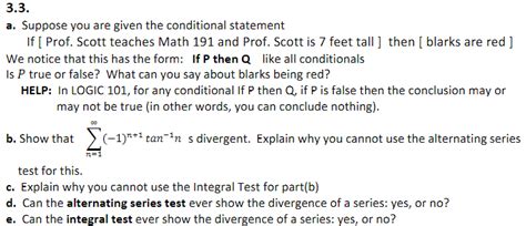 Solved A Suppose You Are Given The Conditional Statement If Chegg