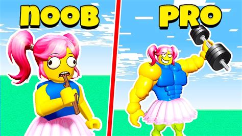 ЭВОЛЮЦИЯ КАЧКА в Lifting Heroes Roblox от НУБА до ПРО Youtube