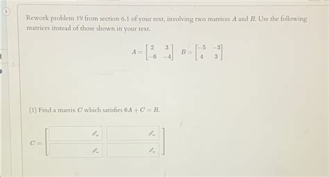 Solved Rework Problem From Section Of Your Text Chegg Com