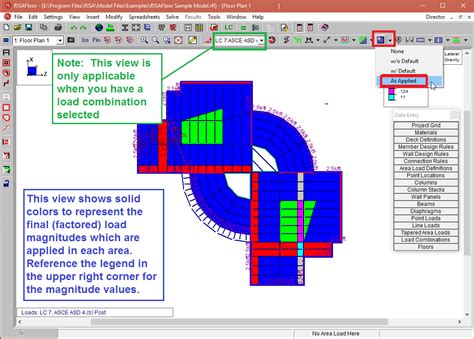 Risa How To Verify Loads Graphically In Risafloor