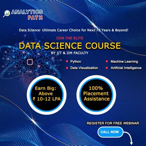 Master Data Science Skills From Indias Top Data Science Training Institute Earn Salary Above