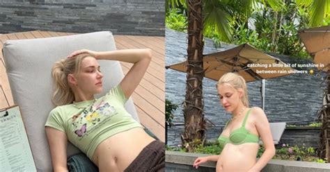 빈지노♥ 미초바 태교 여행 중 만삭 비키니 공개 과감한 D라인