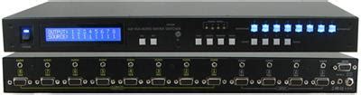 Shinybow SB 4148LCM 4x8 VGA W Stereo Audio Matrix Routing Switcher