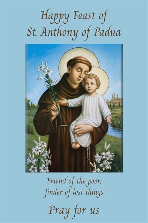 Pin By Linda Martzial On Catholic Saints Saint Anthony Of Padua