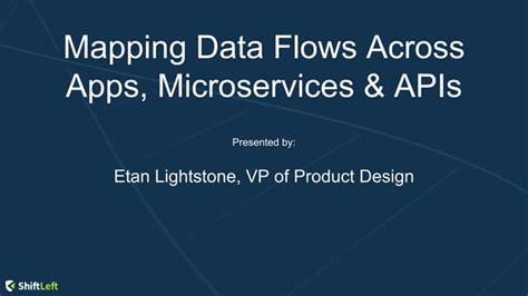 Mapping Data Flows Across Apps Microservices And Apis Ppt