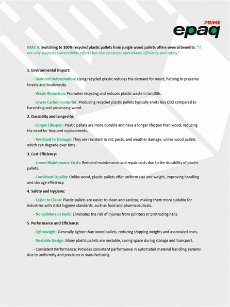 Esg Alignment 1 2 Pdf Pallet Recycling