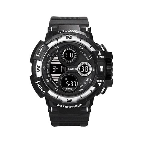 Water Digital Sports Diving Watch With Alarm And Stopwatch Functions