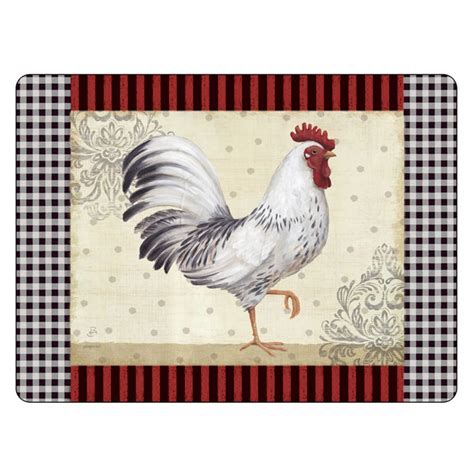 Pimpernel Country Touch Large Size Rooster Placemats